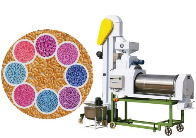 Seeds coating machine seeds treater seeds treatment machine with bucket ...